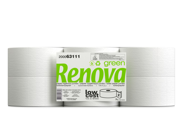 Renova Green Jumbo 2F 12x90M Toilet Paper – NOOL DENTAL