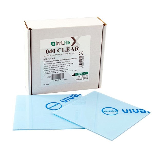 Rigid Thermoformable Plates - 1mm | 25pcs | DENTAFLUX – NOOL DENTAL